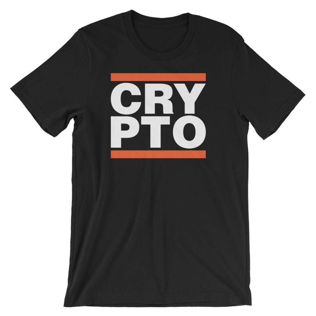 CRY PTO Changing Color Digital Cryptocurrency Unisex T-shirt Crypto ...
