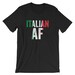 Italian AF Funny Italy Flag Shirt Distressed Proud Italian - Etsy
