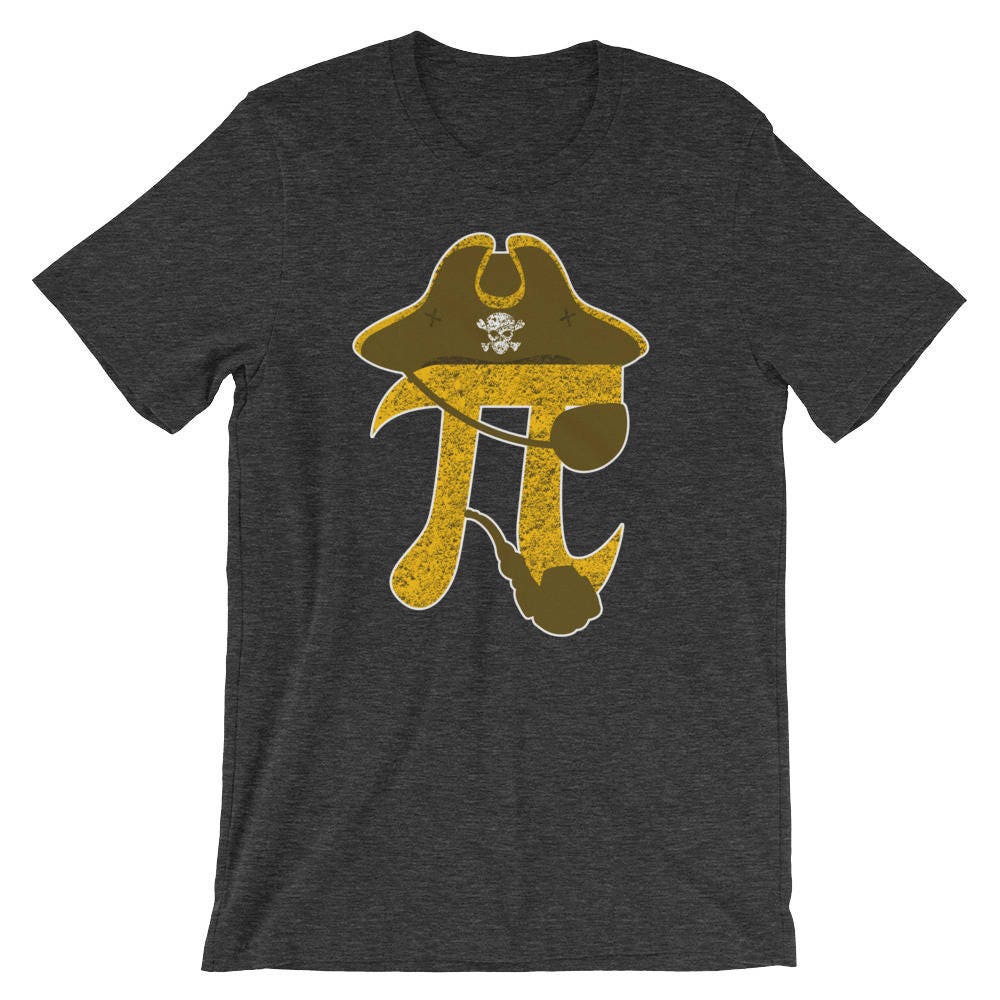 Pi Pirate Funny Algebraic Sign Symbol Nerd Shirt | Mathematics Science ...