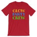 Glow Party Crew Shirt Glowing Effect Retro 80's Tee - Etsy