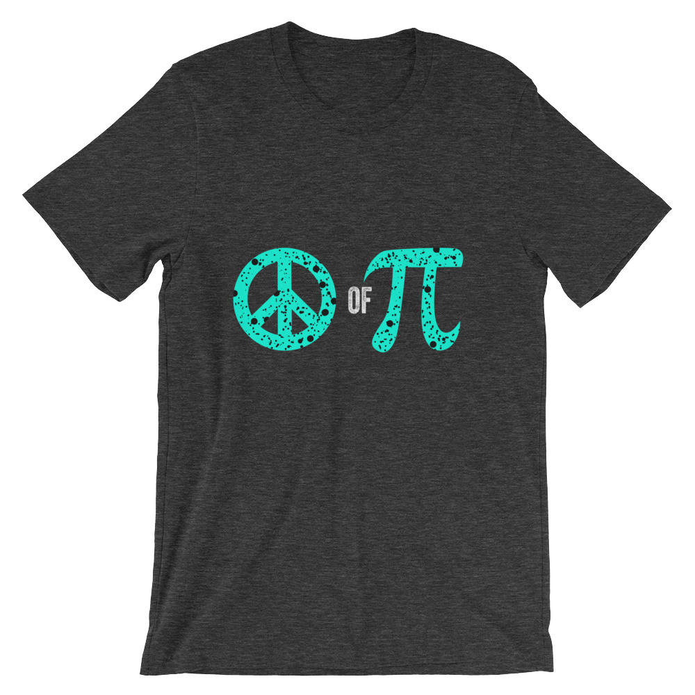 Peace of Pi Symbol Science Geek Nerd Math Pun Shirt | Mathematics ...