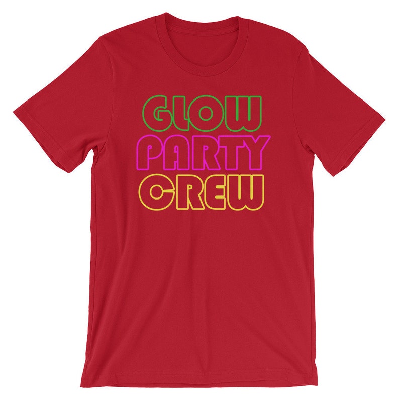 Glow Party Crew T-shirt Glow Party Crew Glow Party Glow in | Etsy