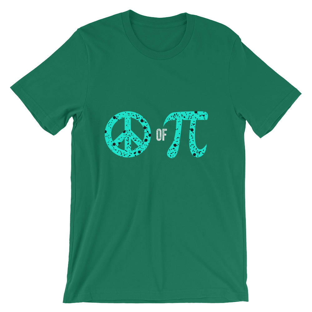 Peace of Pi Symbol Science Geek Nerd Math Pun Shirt | Mathematics ...