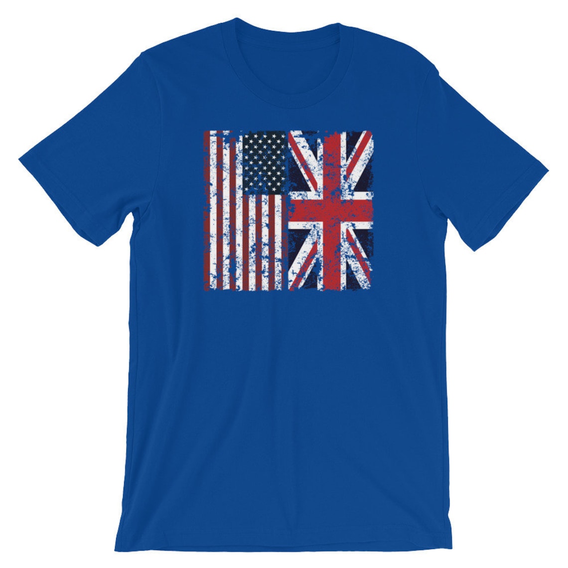 British American Flags Cool Unisex Shirt Great Britain | Etsy