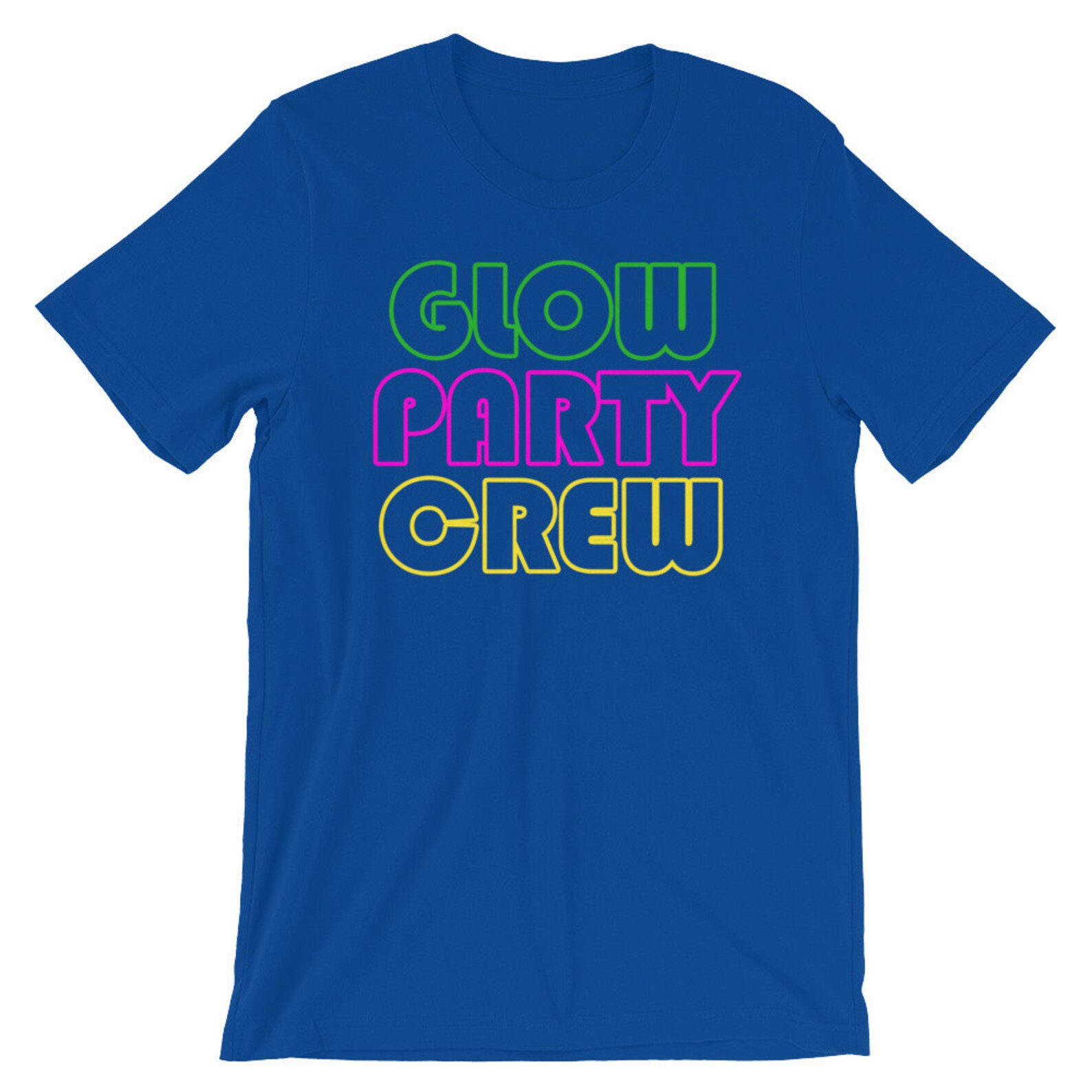 Glow Party Crew T-shirt | Glow Party Crew, Glow Party, Glow in the Dark ...