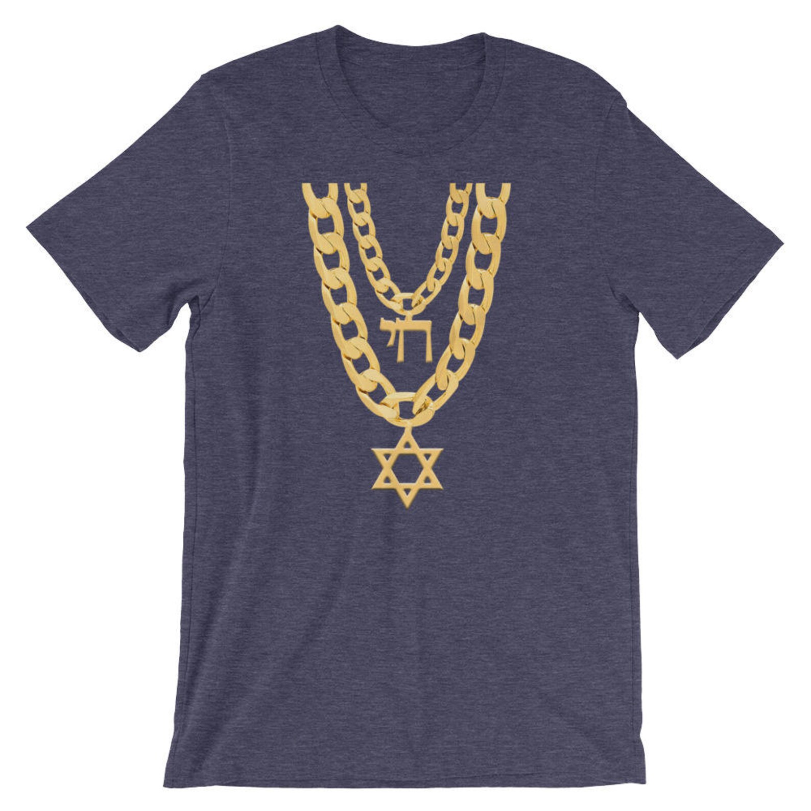 Jew Chai Bling Chain Hanukkah Shirt | Jewish Shirt, Jewish, Hanukkah ...