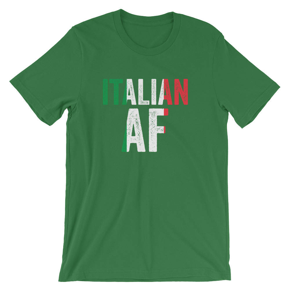 Italian AF Funny Italy Flag Shirt Distressed Proud Italian | Etsy