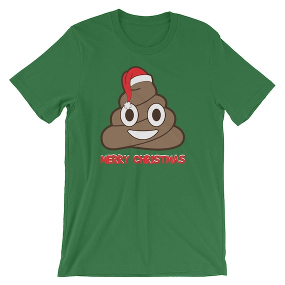 Poop Emoji Merry Christmas Santa Hat Cool Unisex Shirt Happy - Etsy UK