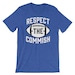 Respect the Commish Tshirt | Funny Commish Respect Tees | Fantasy ...