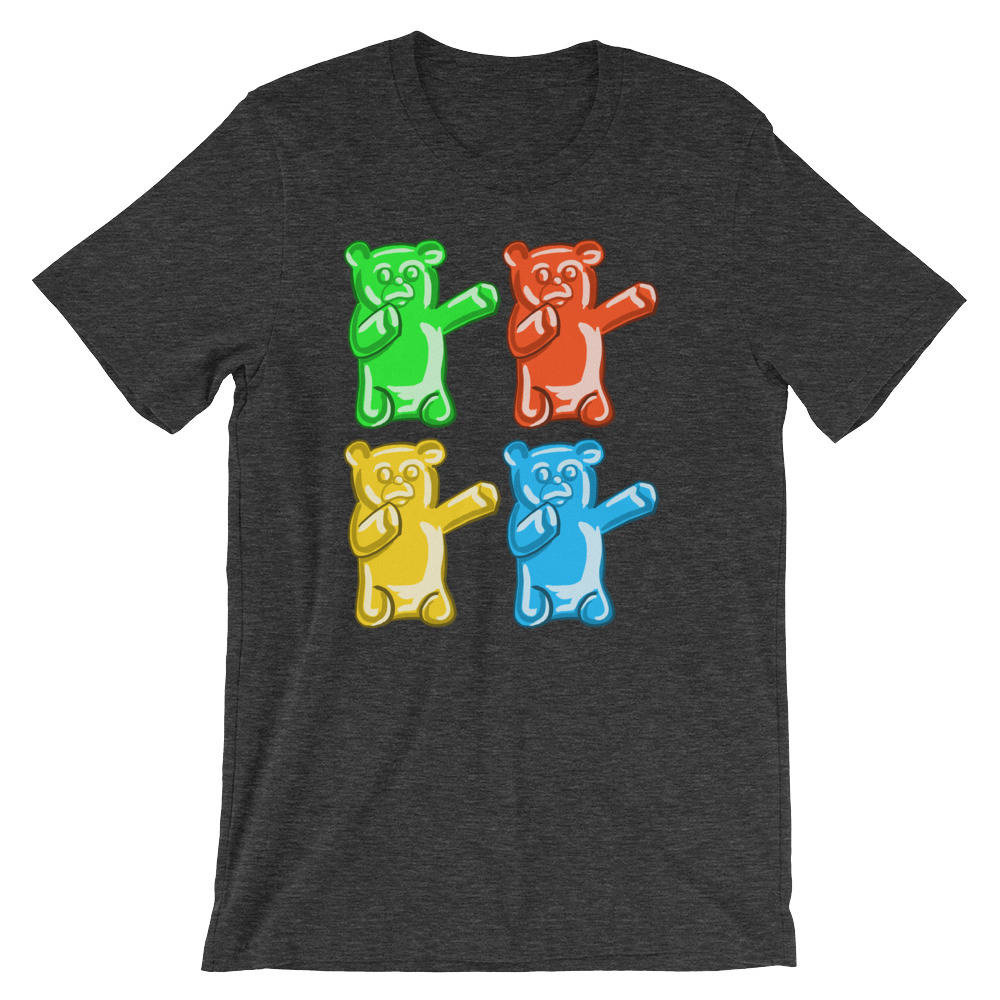 Dabbing Bears Gummy Candy Funny Unisex Tee Dance Dab Sweet | Etsy