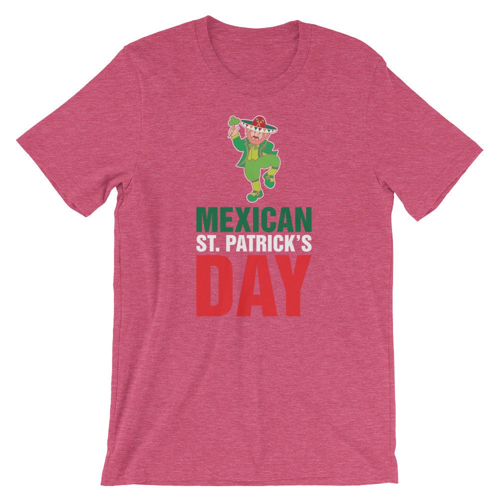 Leprechaun With Sombrero Mexican St. Patrick's Day Unisex T-shirt ...