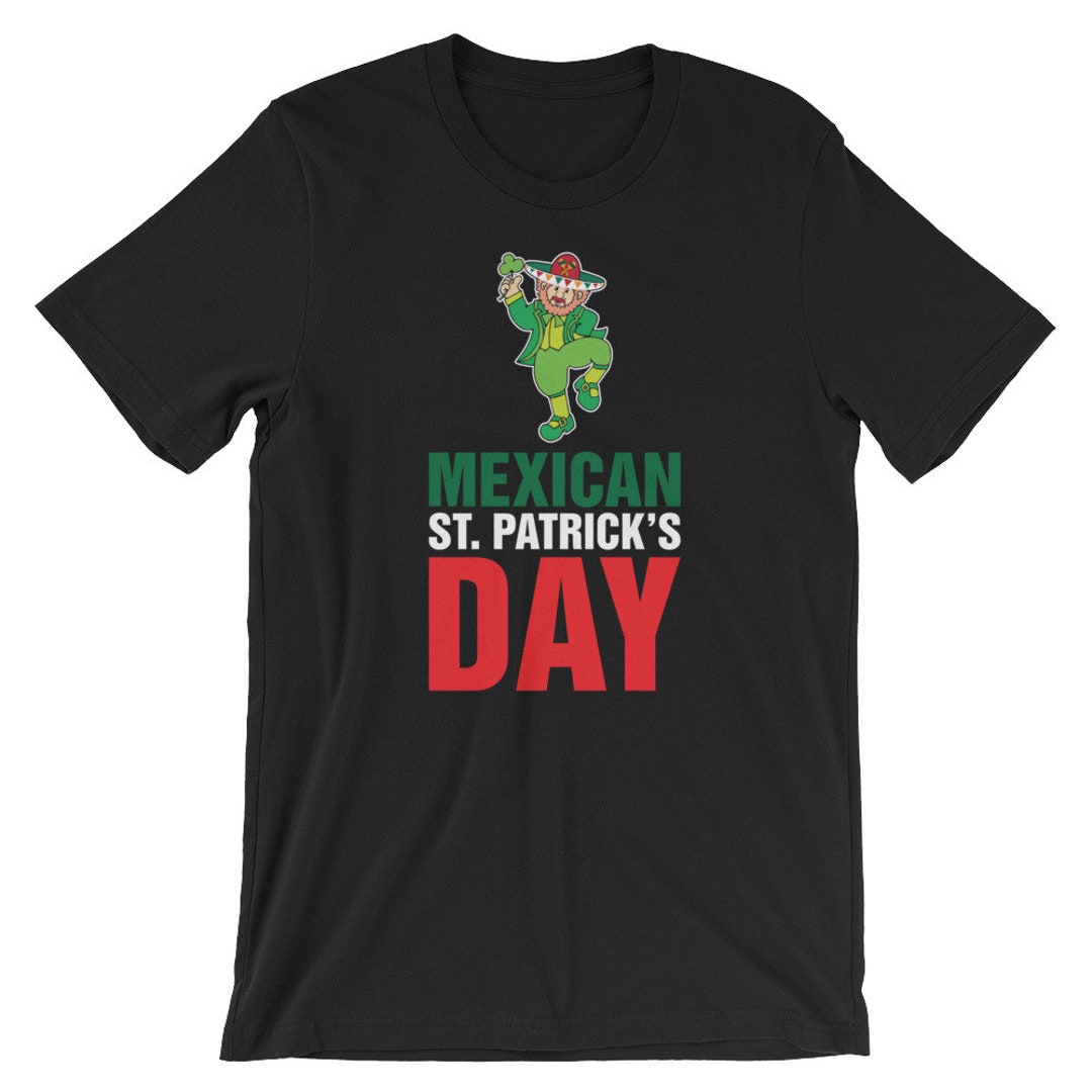 Leprechaun With Sombrero Mexican St. Patrick's Day Unisex T-shirt Cinco ...