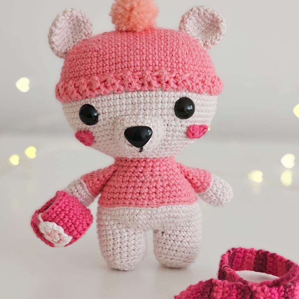 CROCHET PATTERN Pinky, the Bear - Etsy