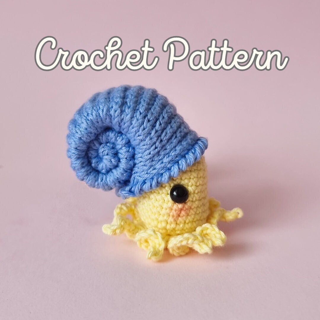 CROCHET PATTERN Octomike, the Ammonite - Etsy