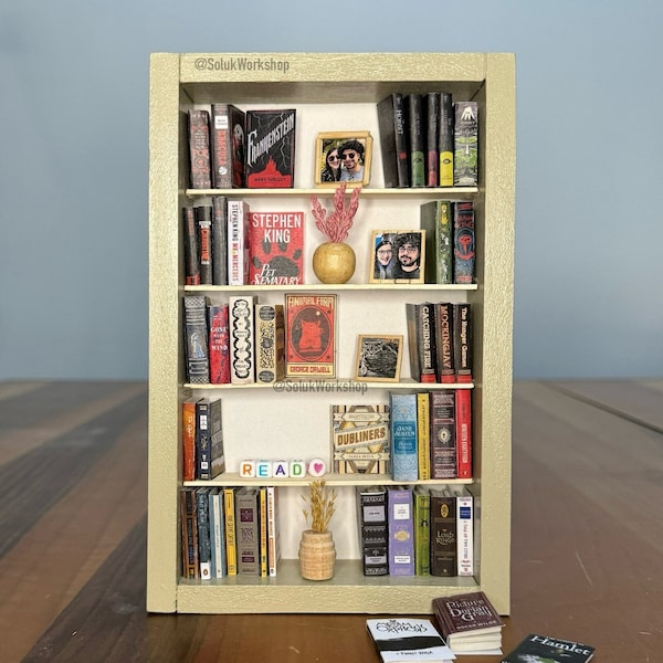 Miniature Bookshelf - Etsy
