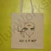 Tired Alien but is It Art Totebag - Etsy