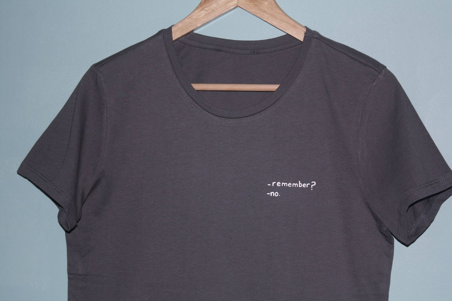 Unisex Minimalist -remember? -no. Shirt - Etsy