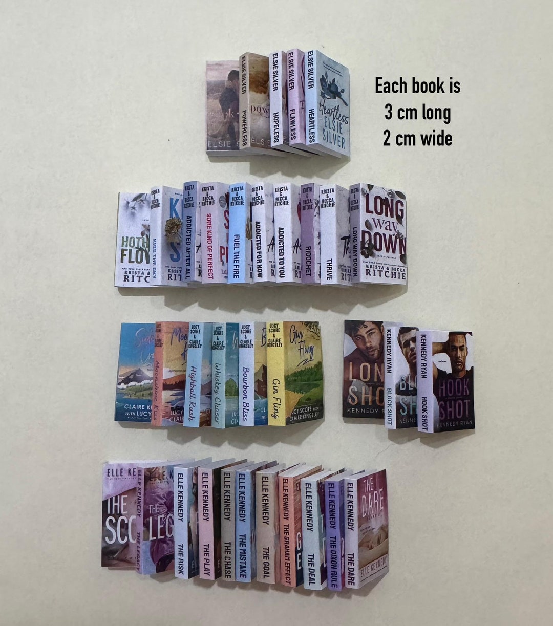 Printable Best Seller Mini Books - Bootleg Springs - Elle Kennedy ...