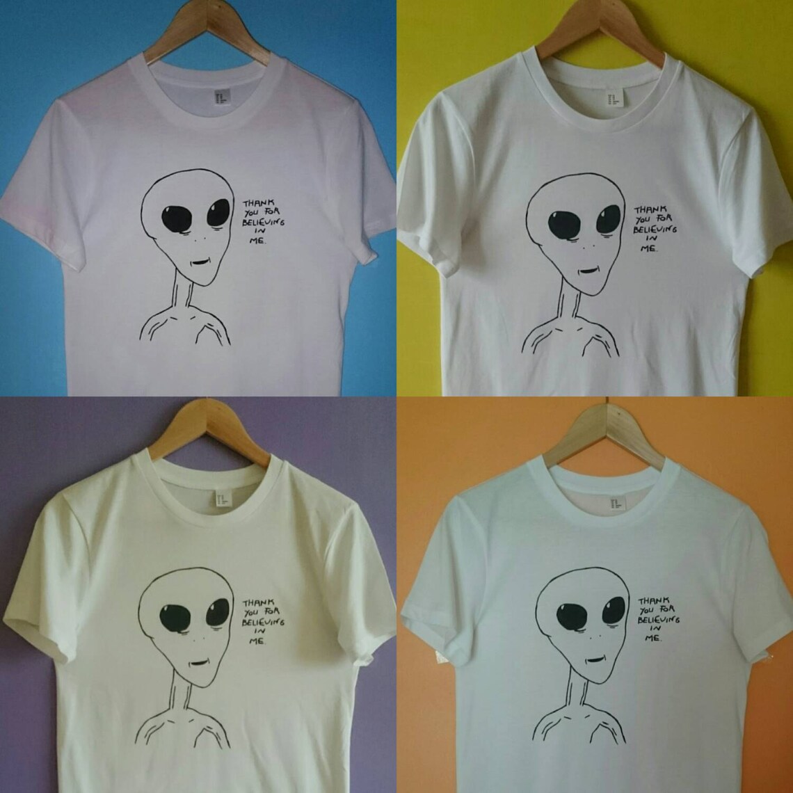 Grateful Alien Thank You for Believing in Me T Shirt FREE - Etsy