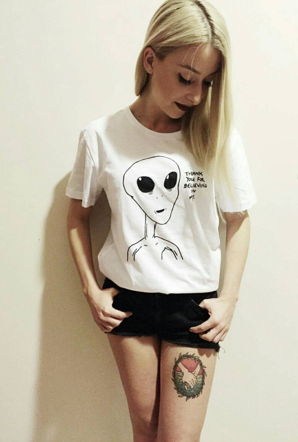Grateful Alien - Thank You for Believing in Me T Shirt - FREE SHIPPING ...
