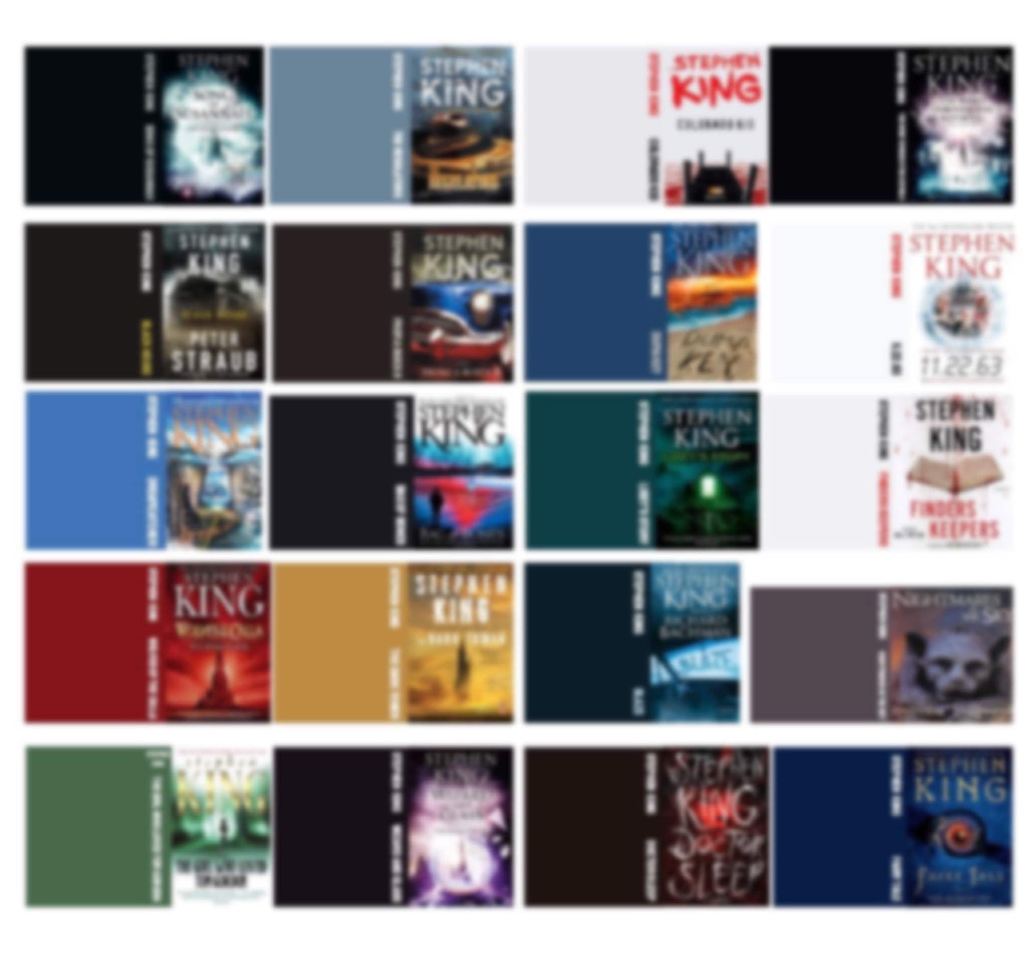 Printable Stephen King Mini Book Covers - Miniature Stephen King Books ...
