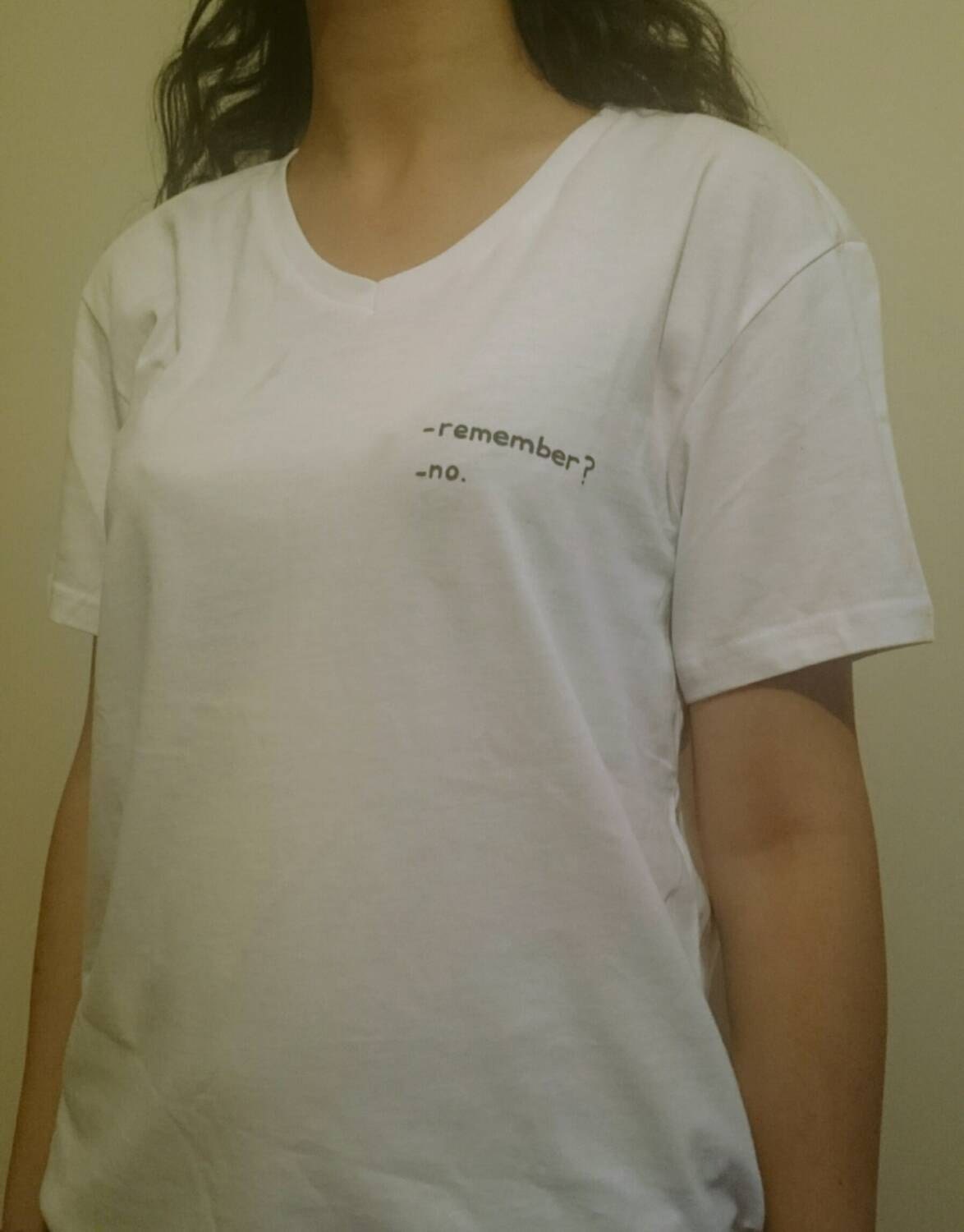 Unisex Minimalist remember no. Shirt - Etsy