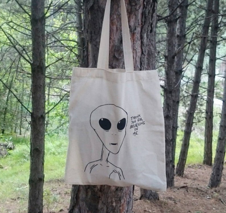Grateful Alien Totebag - Etsy