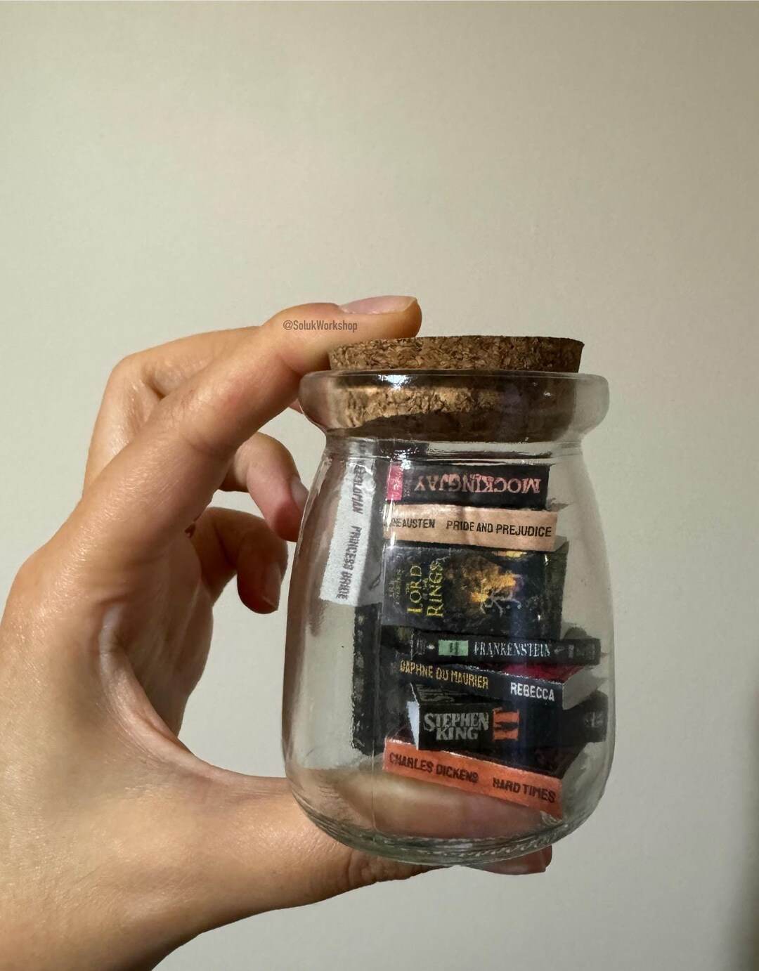 TBR Jar - Mini Custom to Be Read List - Personalized TBR Jar With ...
