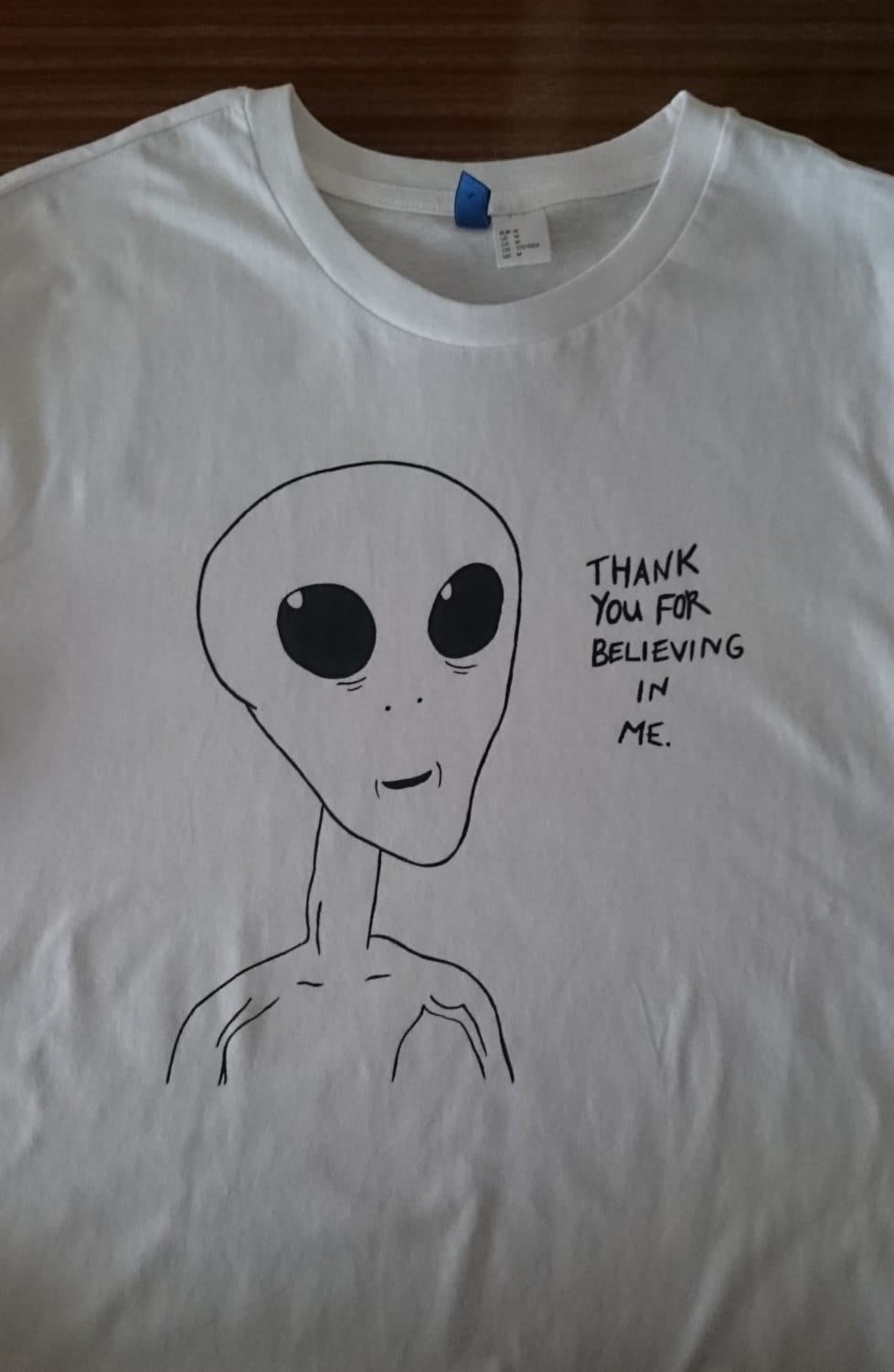 Grateful Alien - Thank You for Believing in Me T Shirt - FREE SHIPPING ...