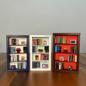 Custom Miniature Bookshelf With Personalized Embellishments FREE ...