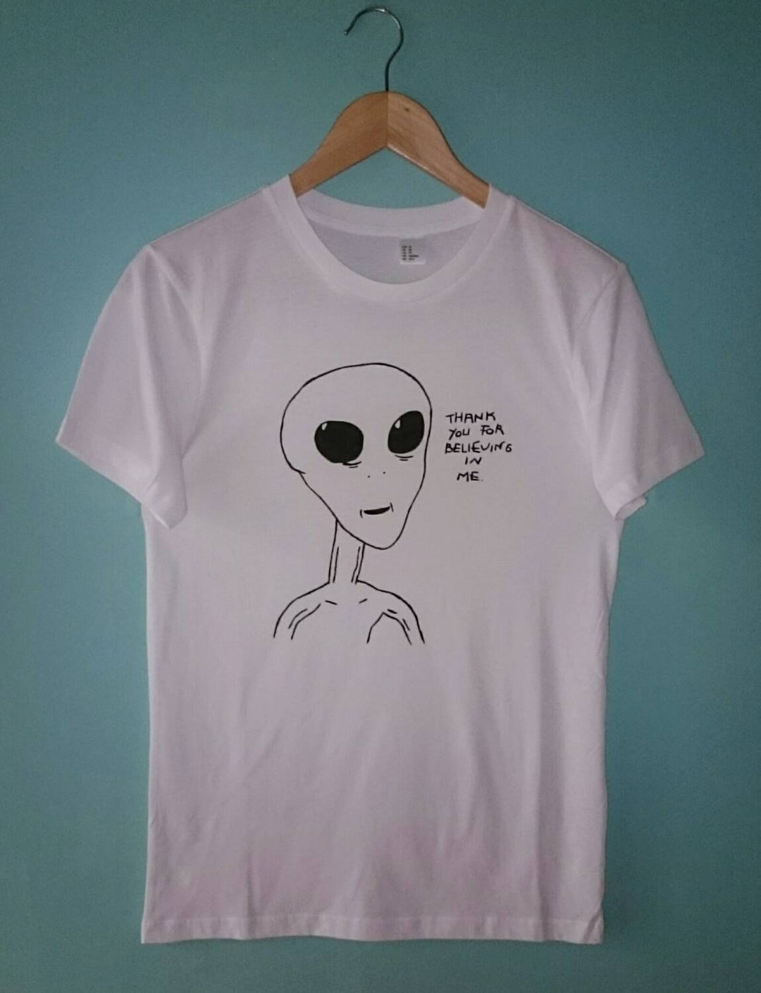 Grateful Alien Thank You for Believing in Me T Shirt FREE SHIPPING - Etsy