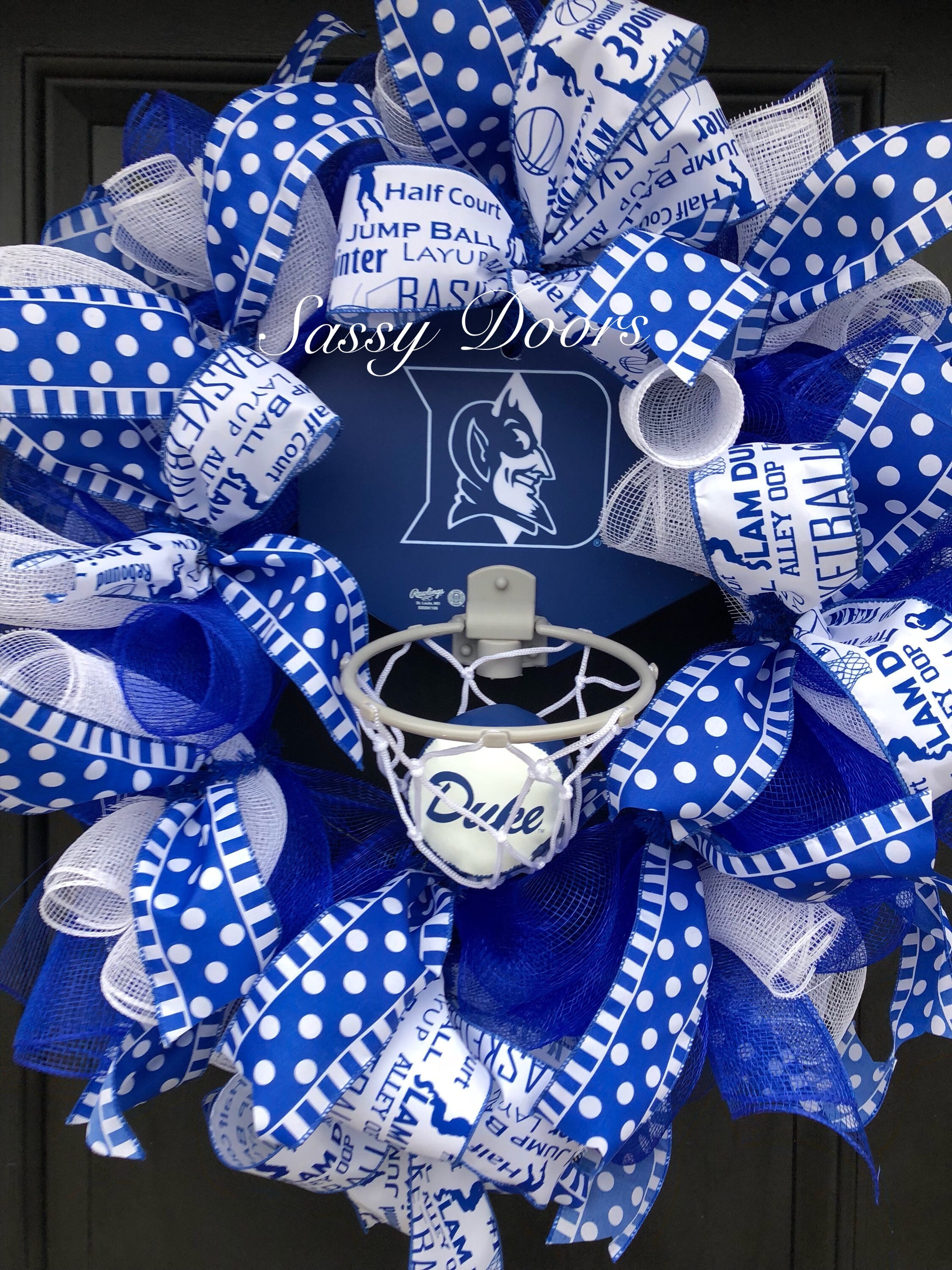 Free Shipping, College wreaths,Sports Wreath, Basketball Wreath ...