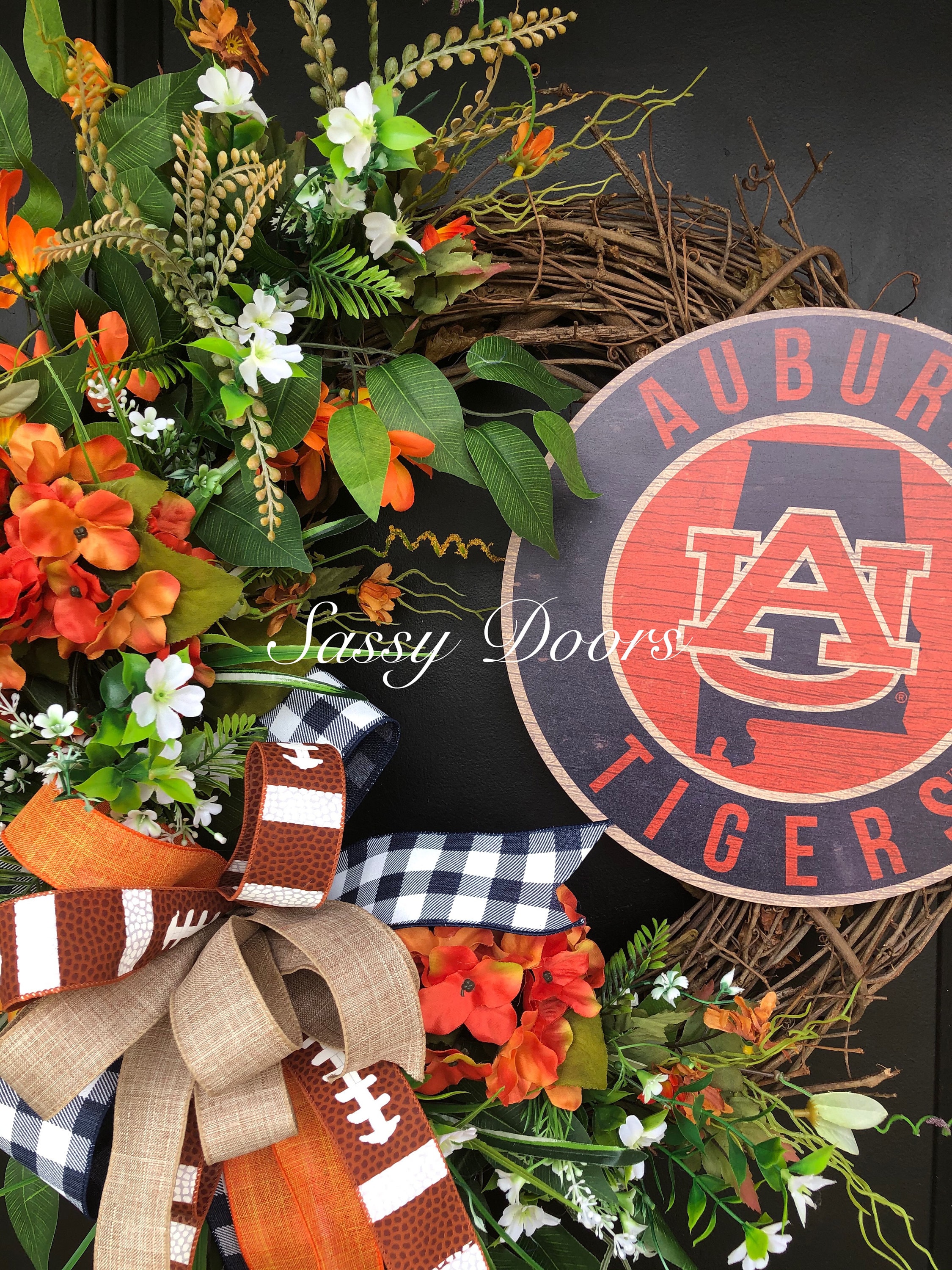 Auburn University, Auburn Tigers, UA Wreath, College Wreath, Auburn ...