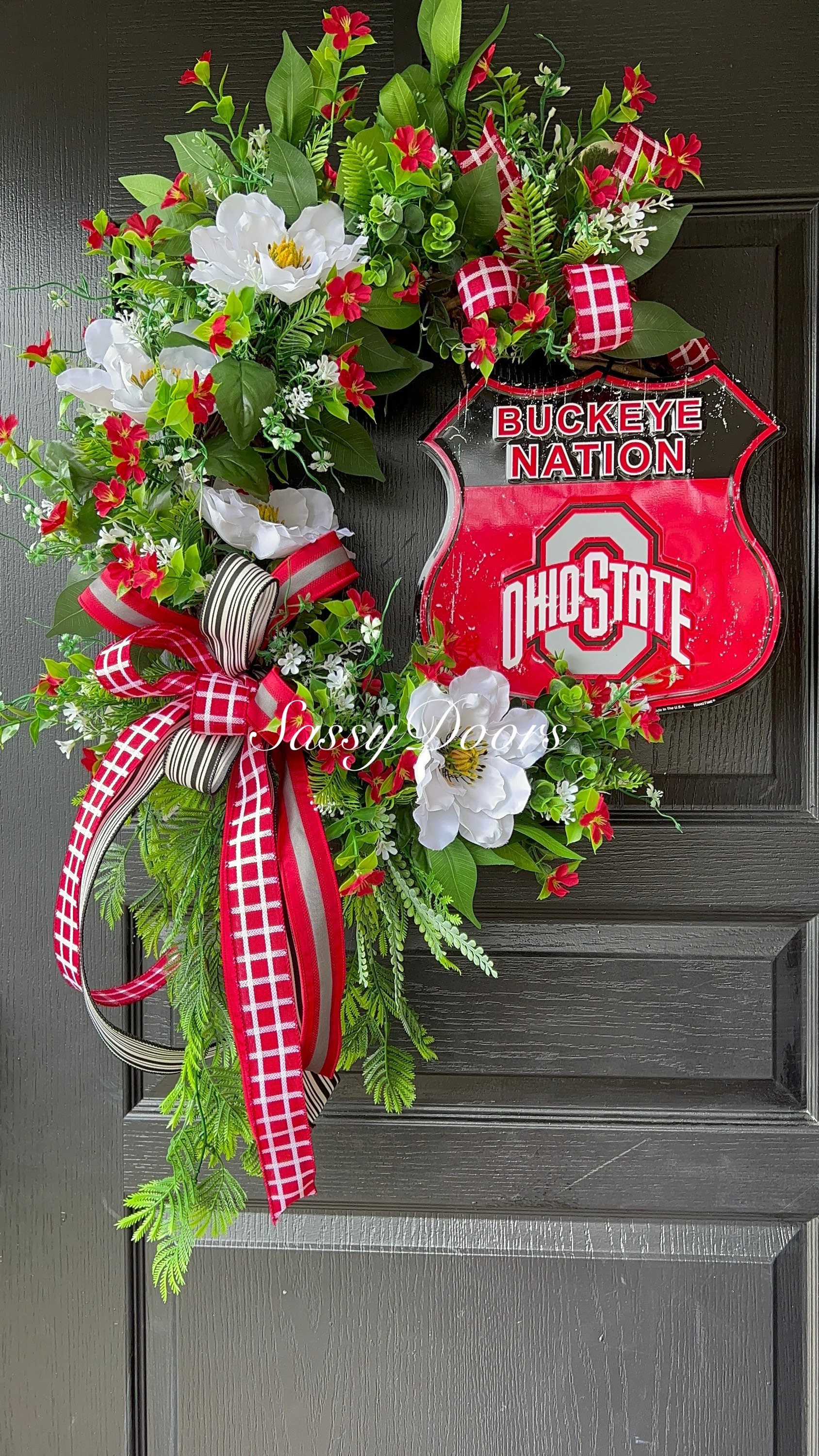 Sports Wreaths, University, Buckeye Wreath, Ohio College Wreath ...