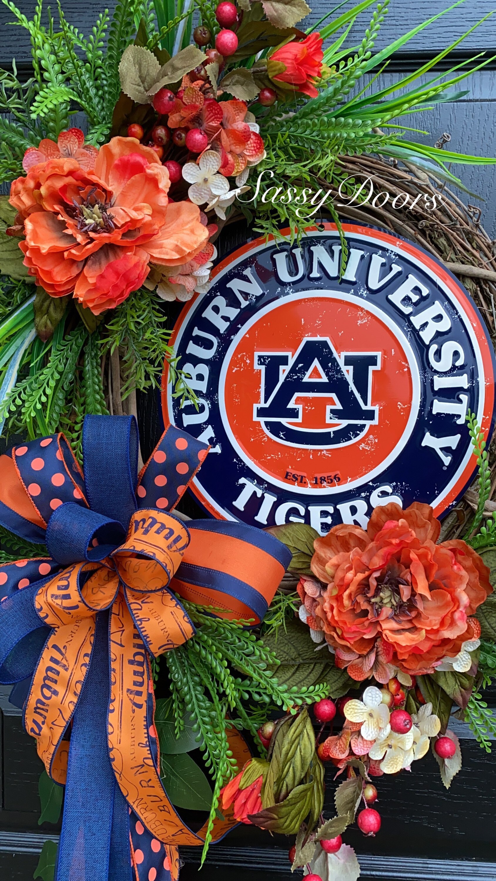 Auburn University, Auburn Tigers, UA Wreath, College Wreath, Auburn ...