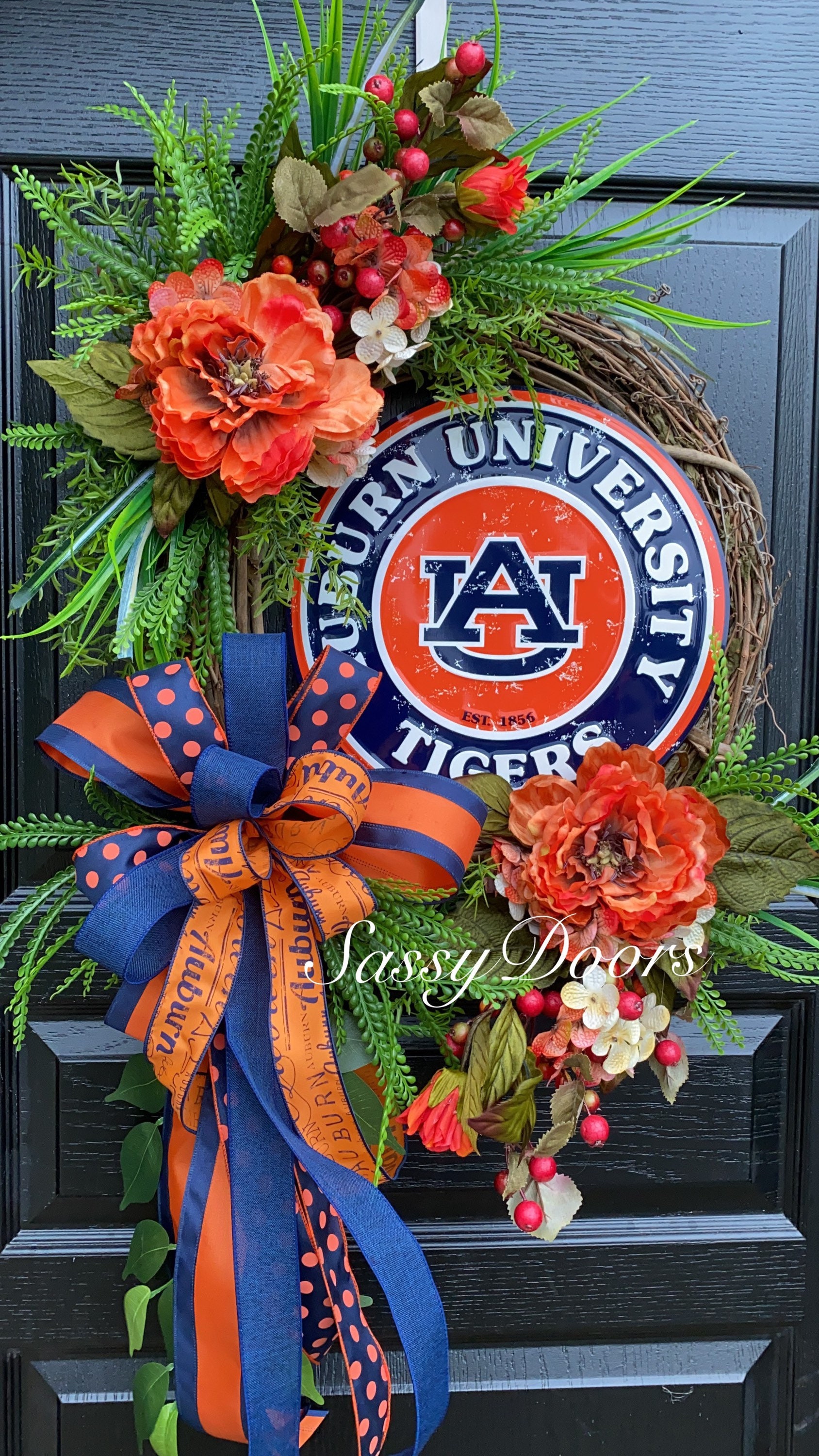 Auburn University, Auburn Tigers, UA Wreath, College Wreath, Auburn ...