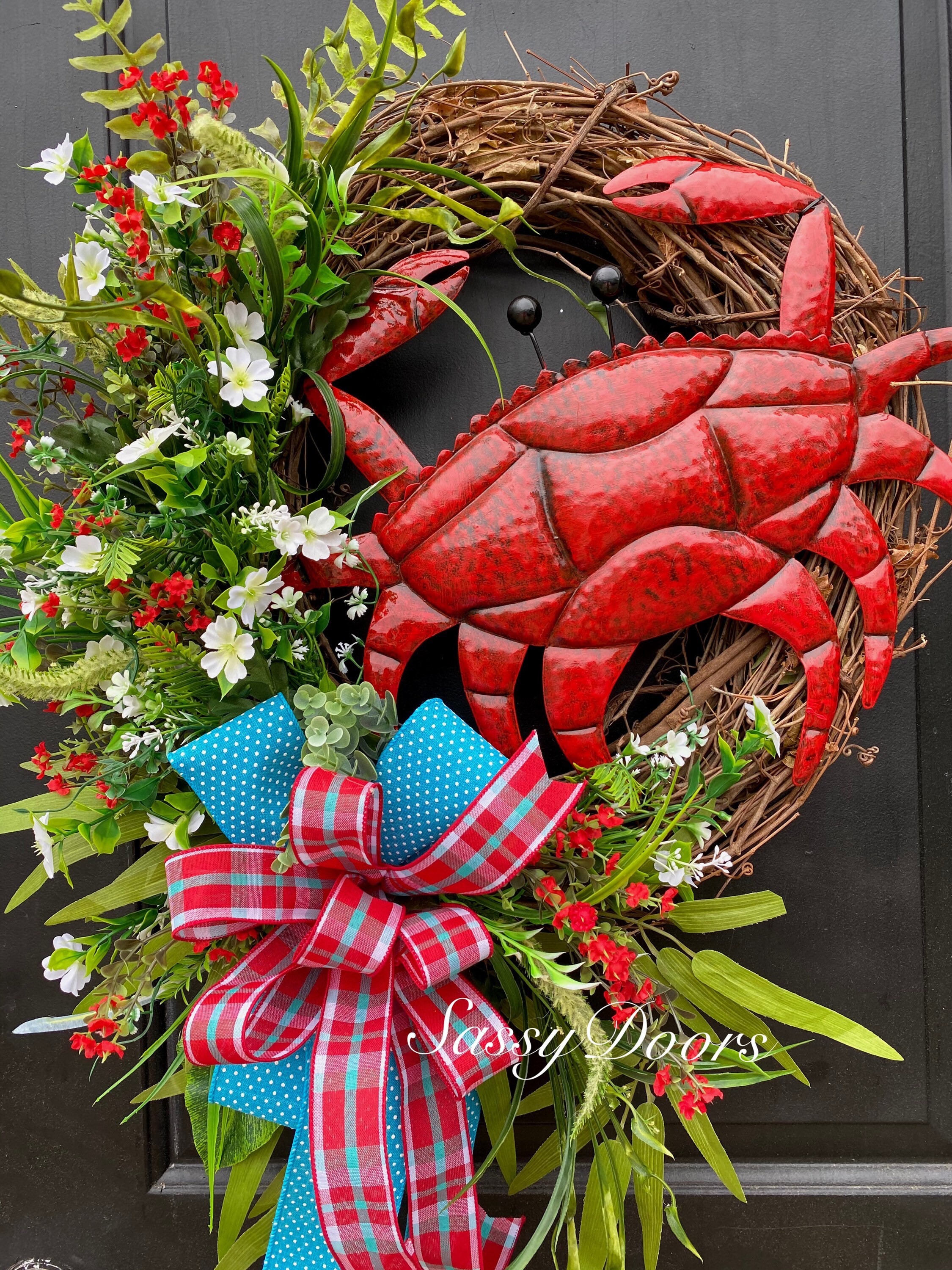 Coastal Wreath, Summer Wreaths,Beach Life Wreath, Beach Wreath For ...