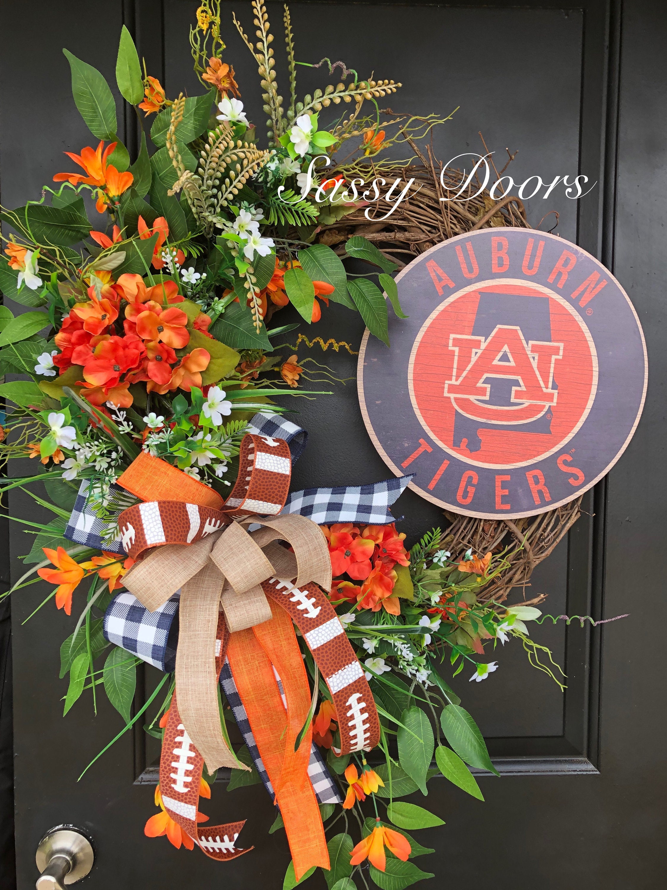 Auburn University, Auburn Tigers, UA Wreath, College Wreath, Auburn ...