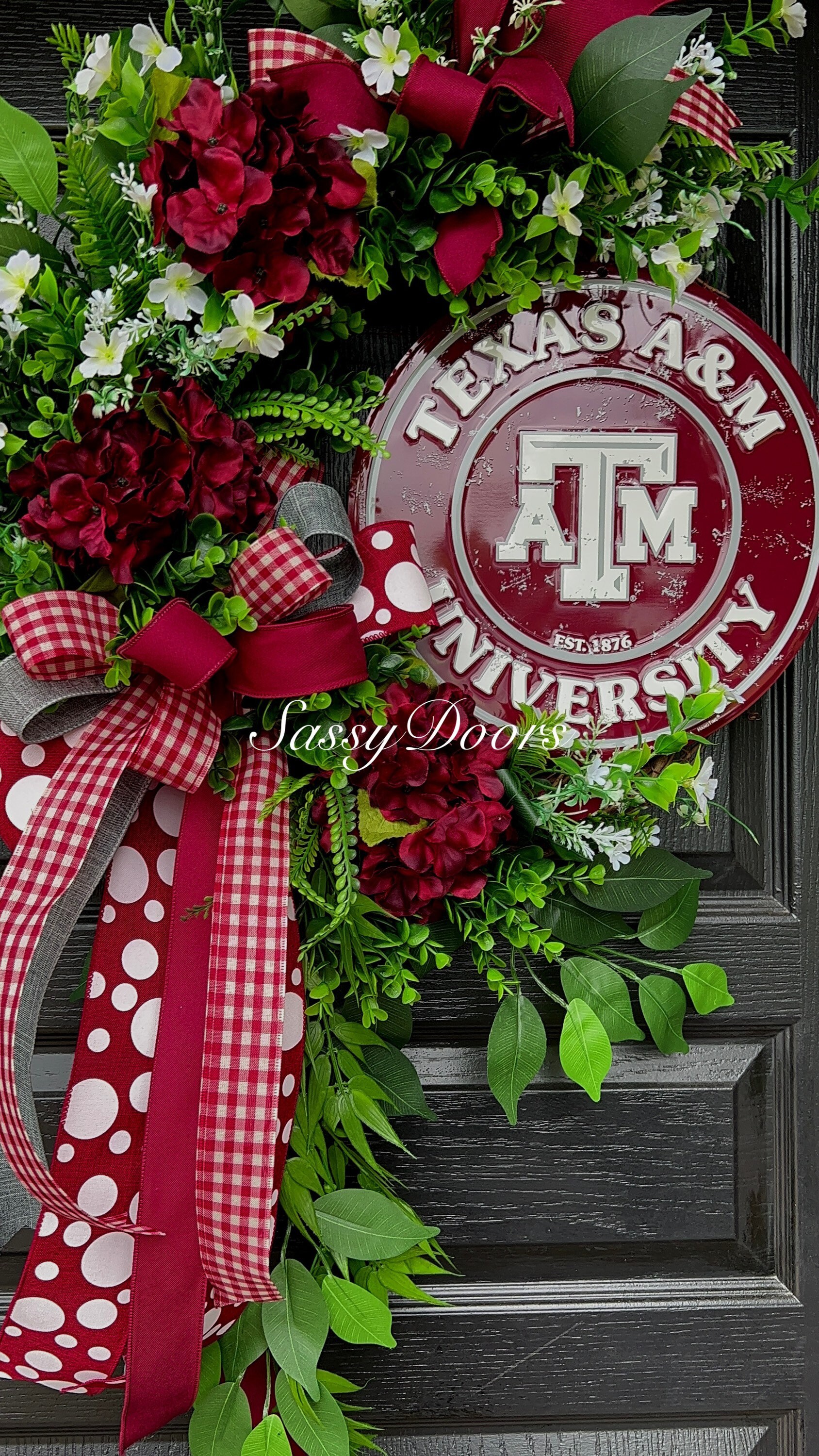 Sports Wreath, College Wreath, Texas Door Wreath, Texas State ...