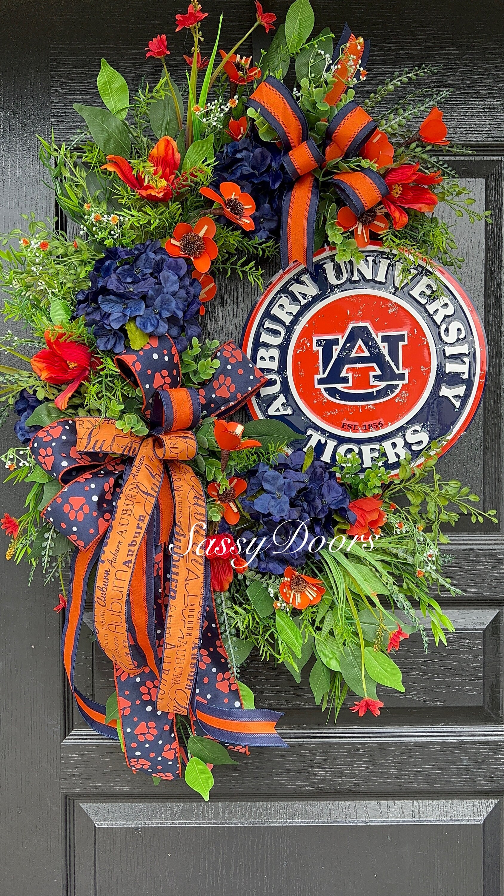 Auburn University, Auburn Tigers, UA Wreath, College Wreath, Auburn ...