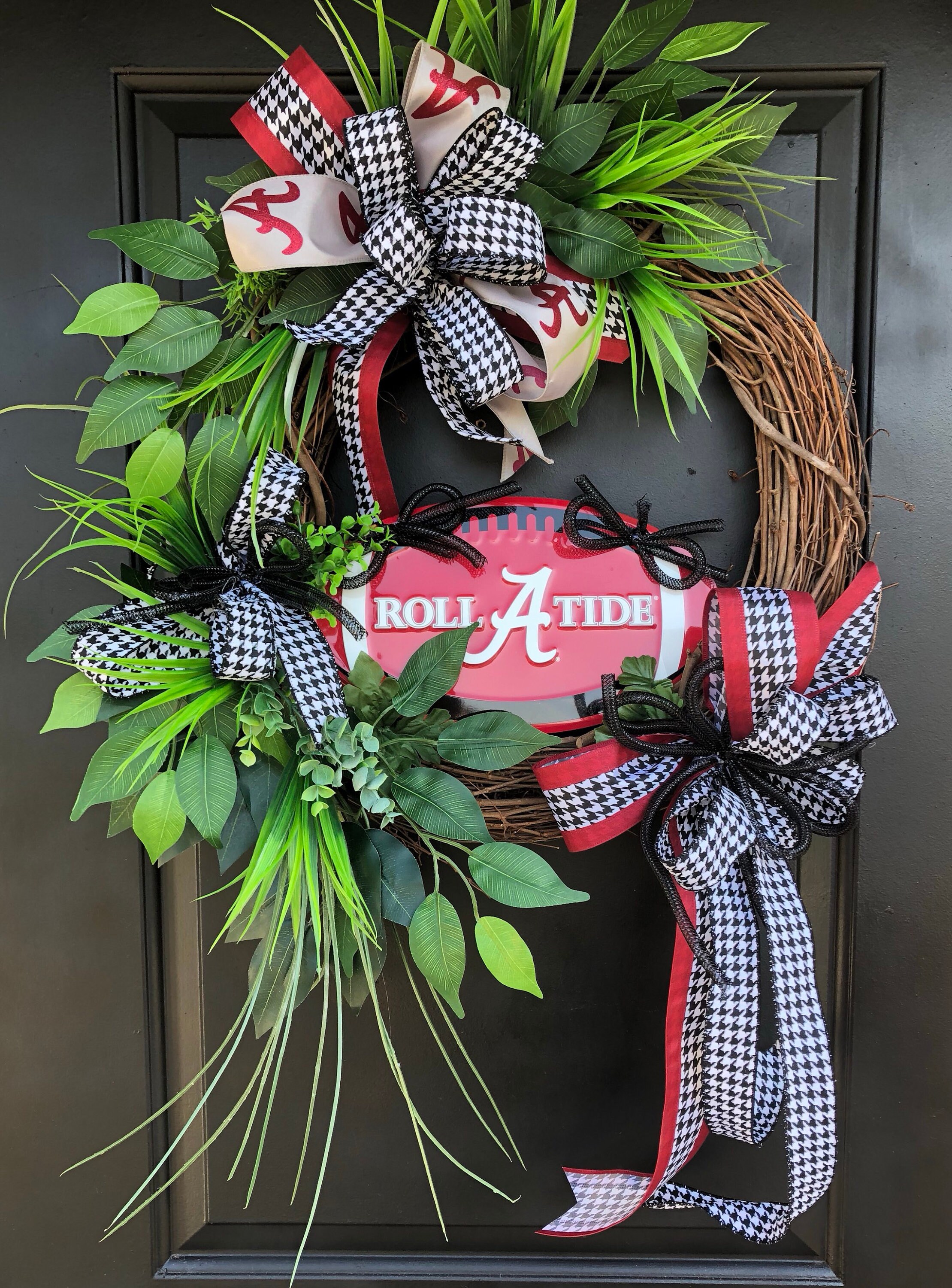 University Wreath, Football Wreath, College Football Wreath, Alabama ...