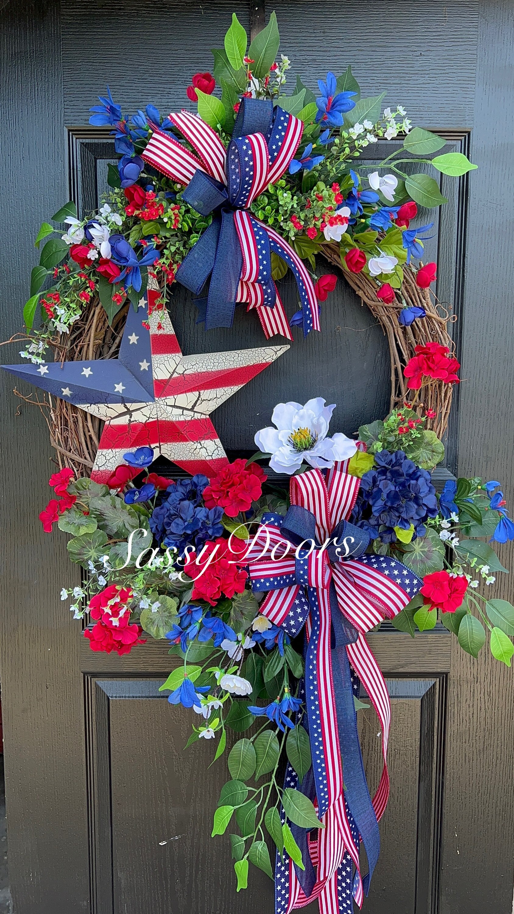 Americana Wreath, Patriotic Wreath, July4th Wreath, Memorial Day Wreath ...