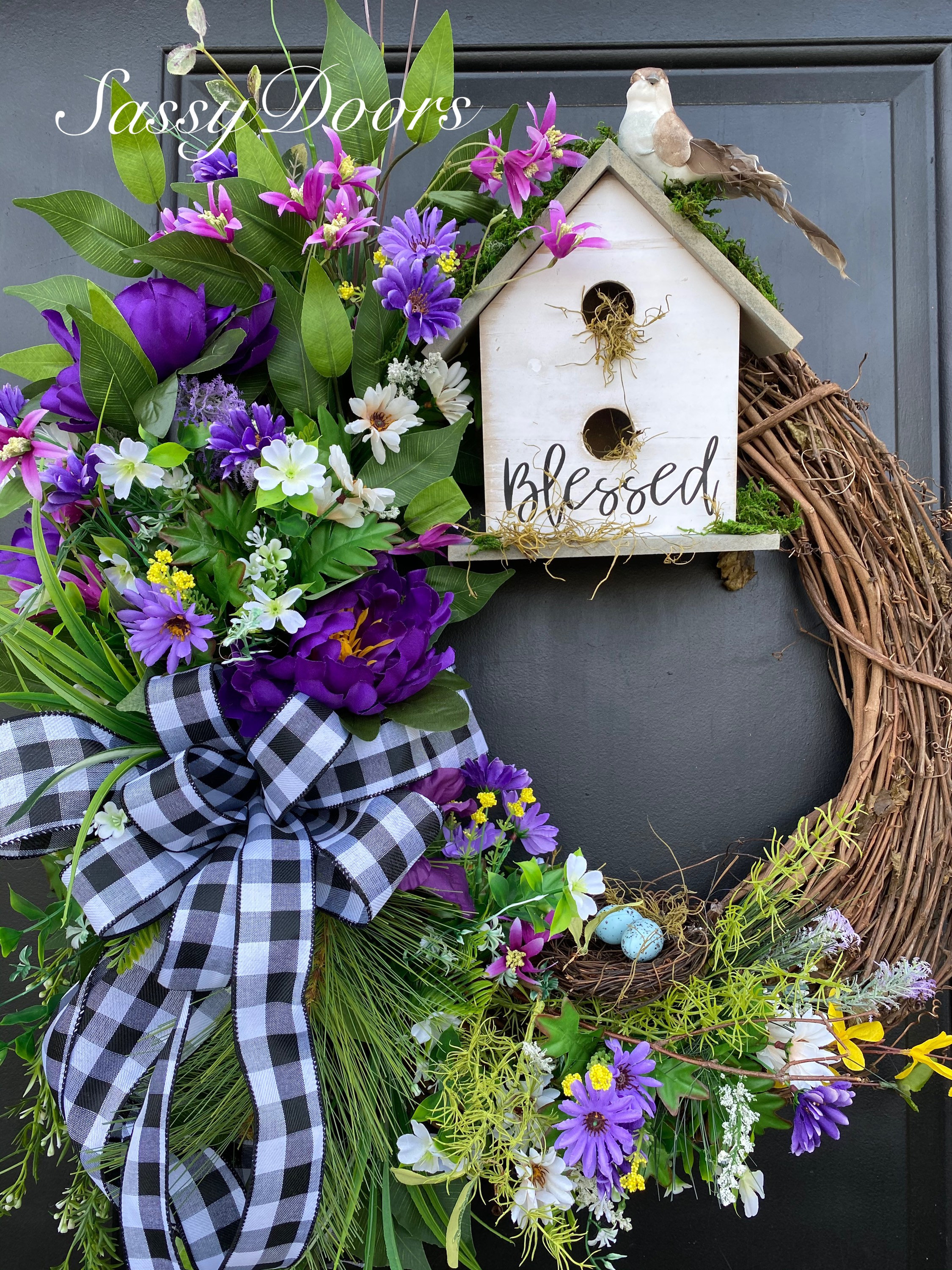 Everyday Wreath, Farmhouse Wreath,Everyday Wreath For Front Door ...