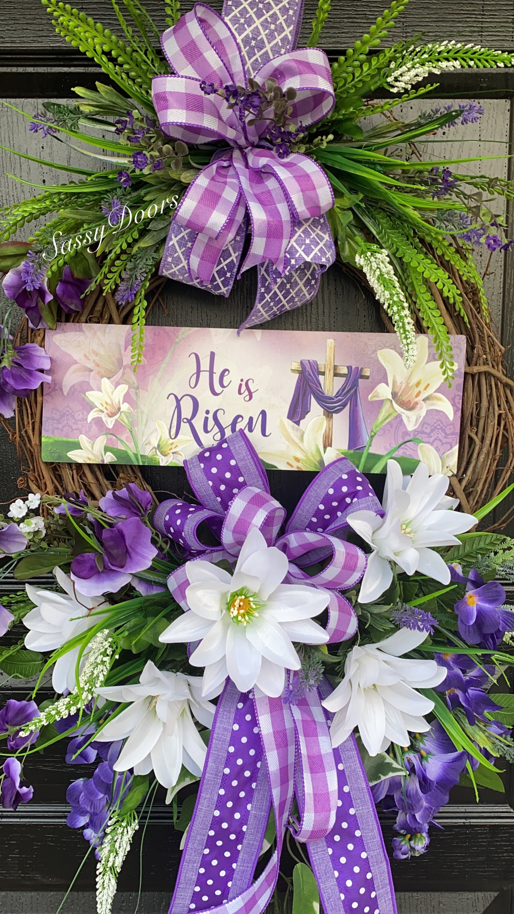 Easter Wreaths, Easter Religious Wreaths, Spring Wreaths For Front Door ...