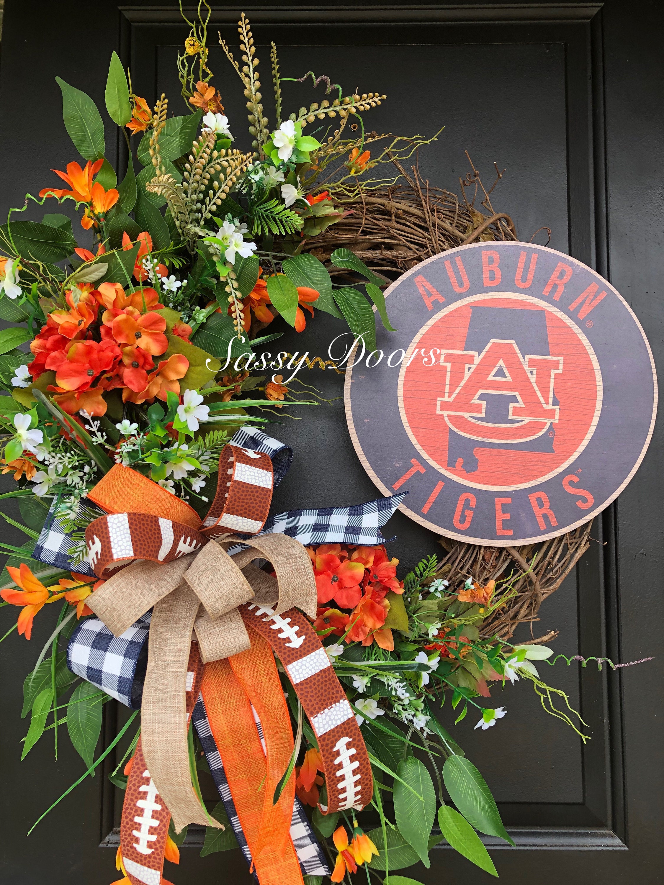 Auburn University, Auburn Tigers, UA Wreath, College Wreath, Auburn ...