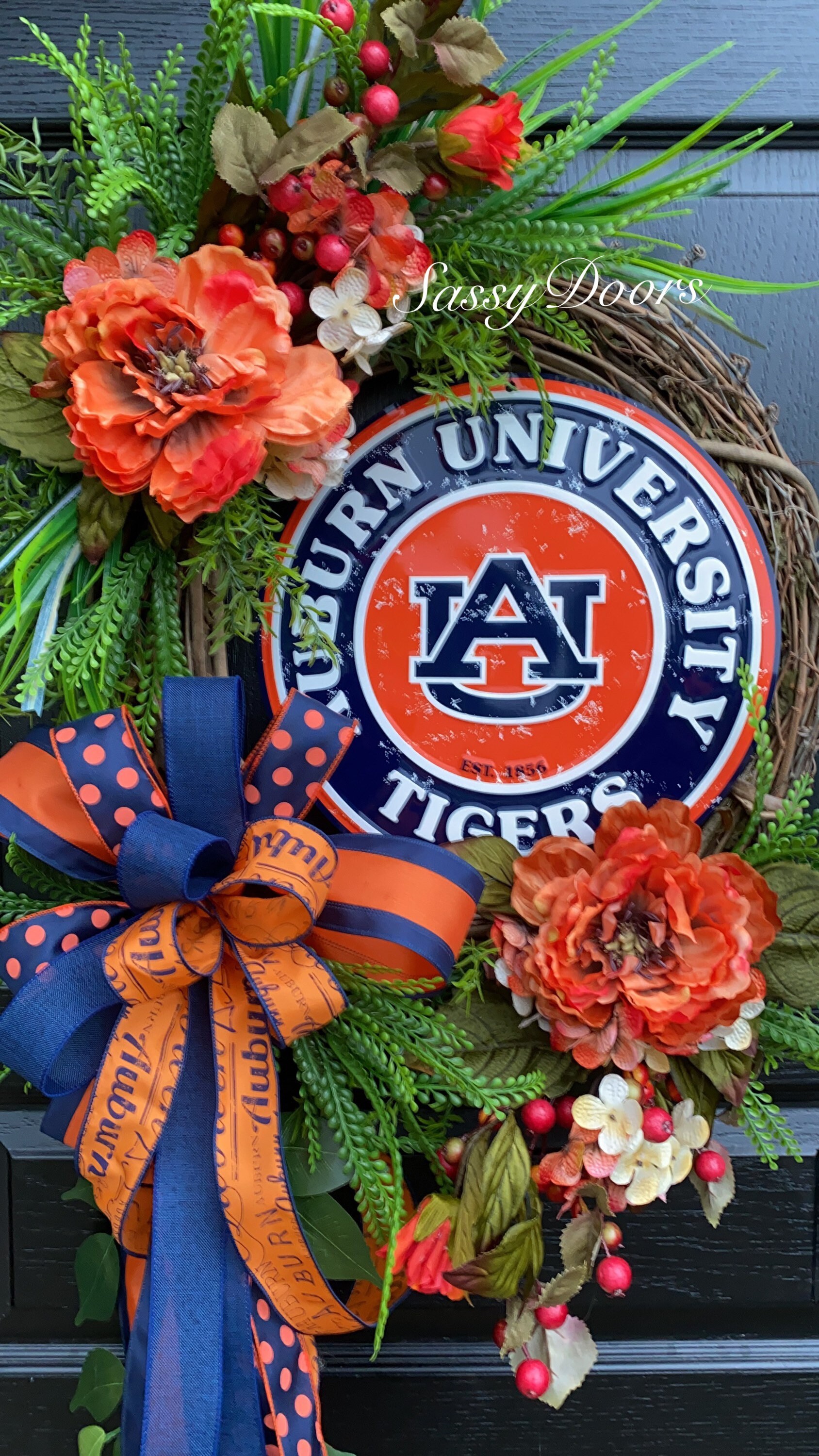 Auburn University, Auburn Tigers, UA Wreath, College Wreath, Auburn ...