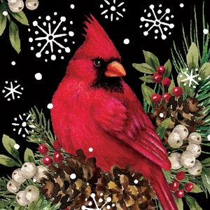 Large Cardinal Flag, Winter Cardinal Flag, Large House Flag, Snowflake ...