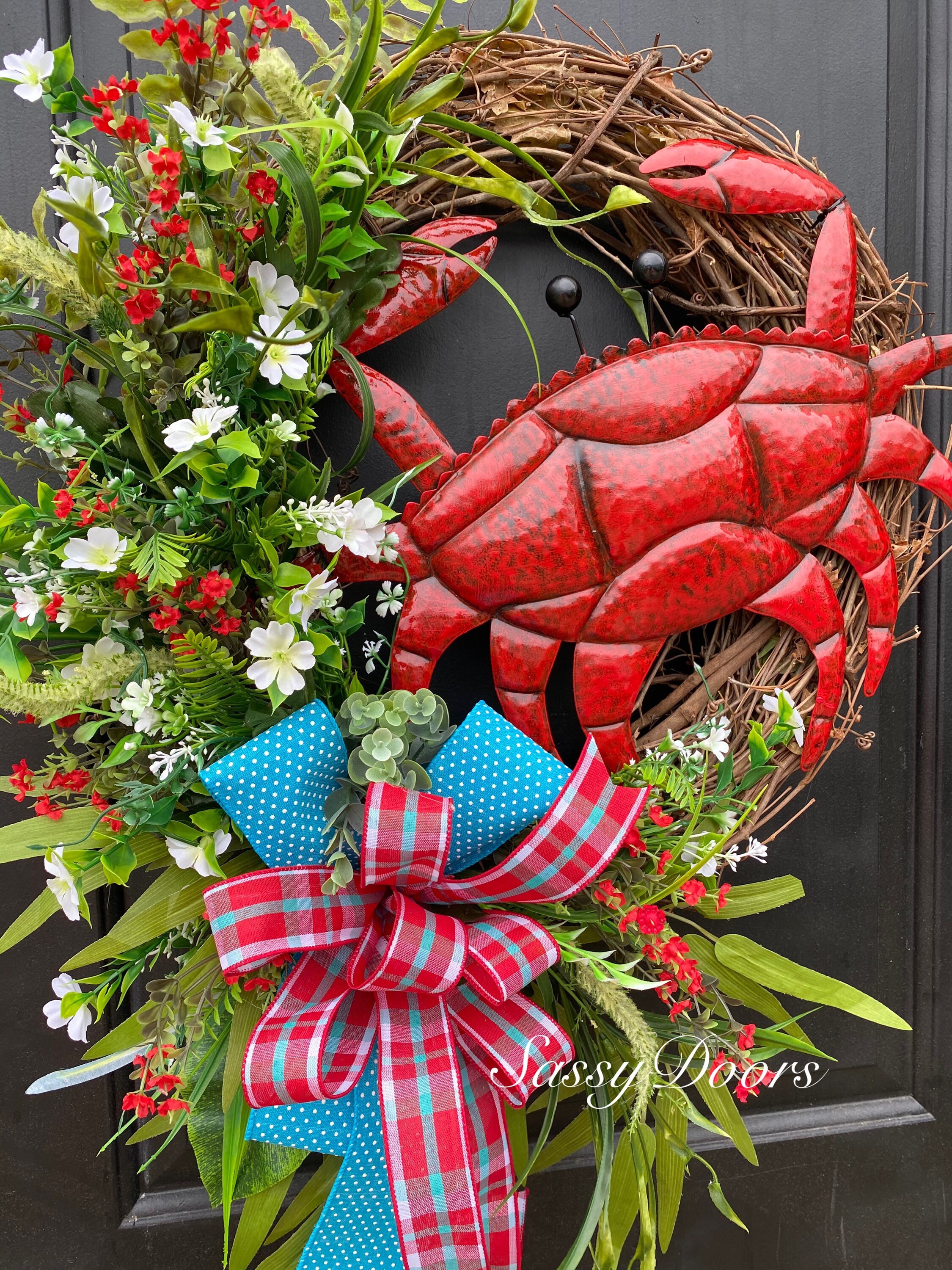 Coastal Wreath, Summer Wreaths,Beach Life Wreath, Beach Wreath For ...