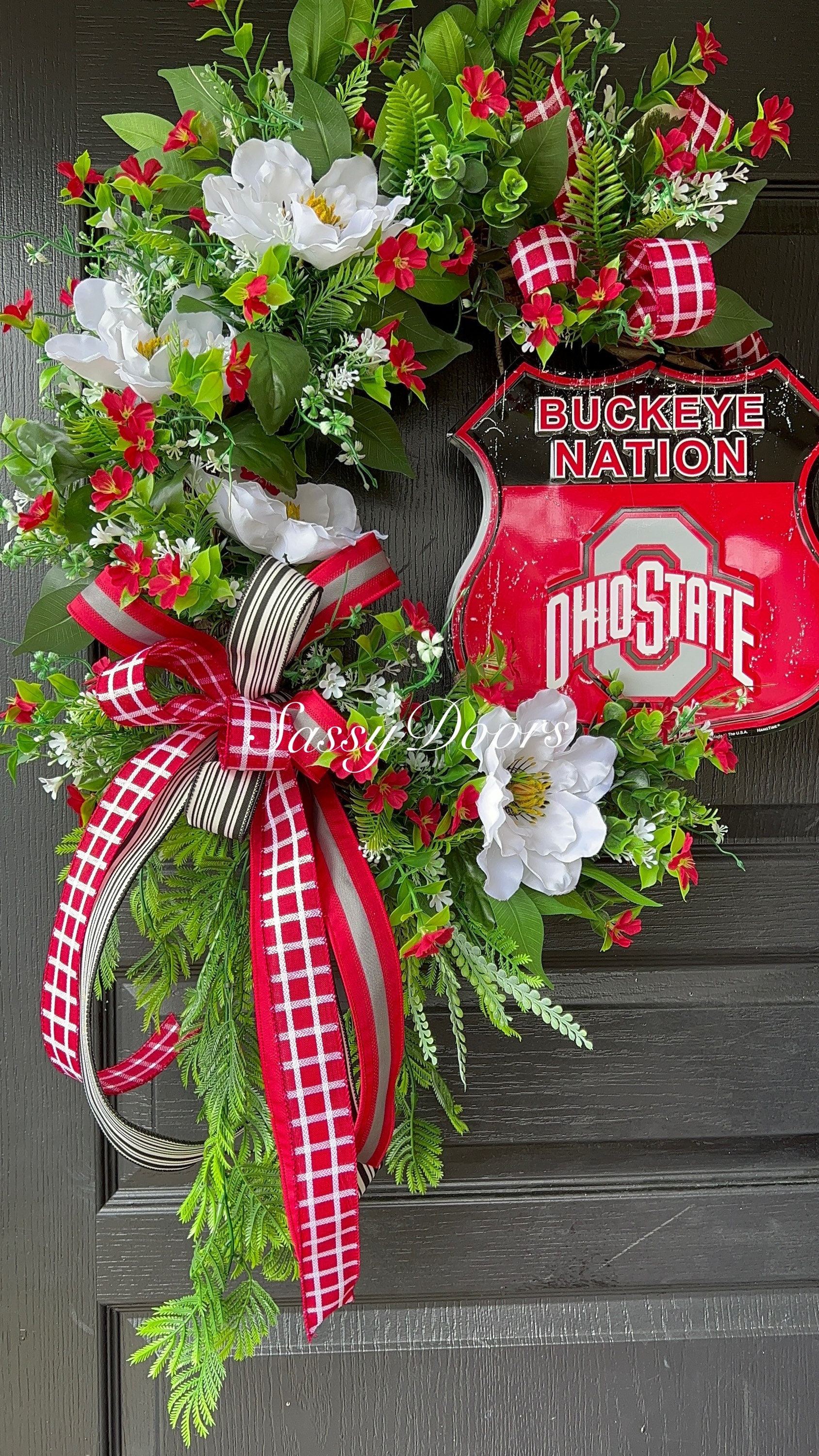 Sports Wreaths, University, Buckeye Wreath, Ohio College Wreath ...