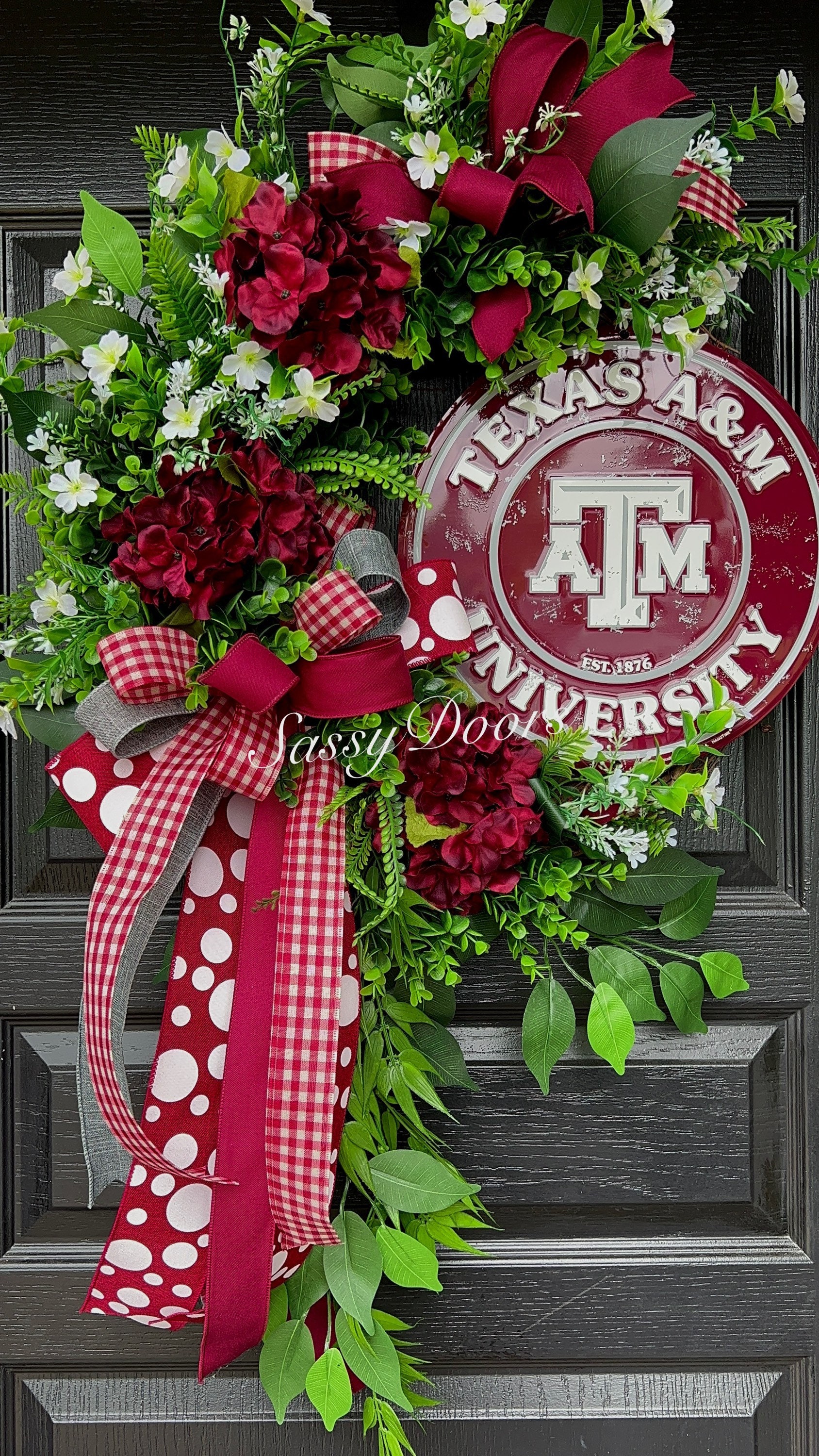 Sports Wreath, College Wreath, Texas Door Wreath, Texas State ...